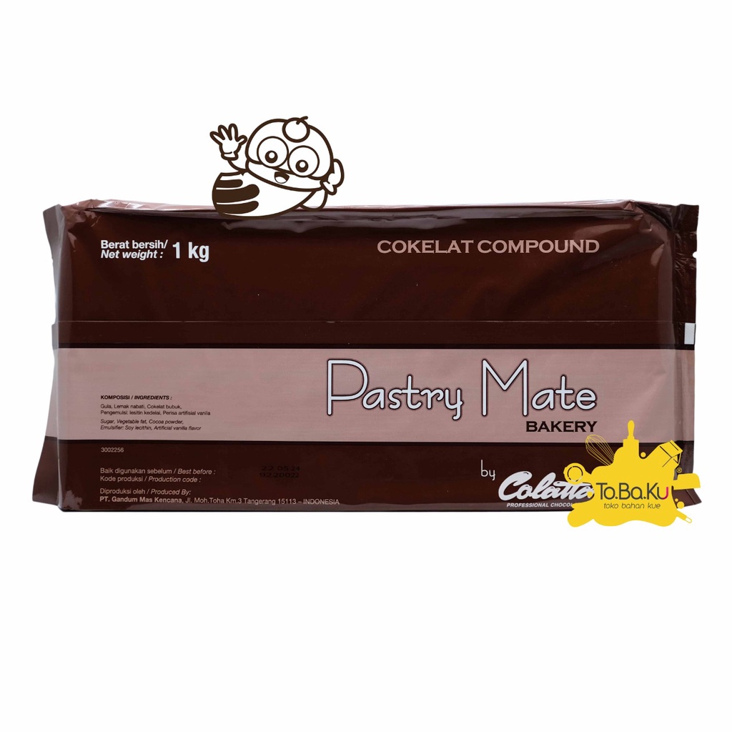 Jual Colatta Pastry Mate Dark 1kg | Shopee Indonesia