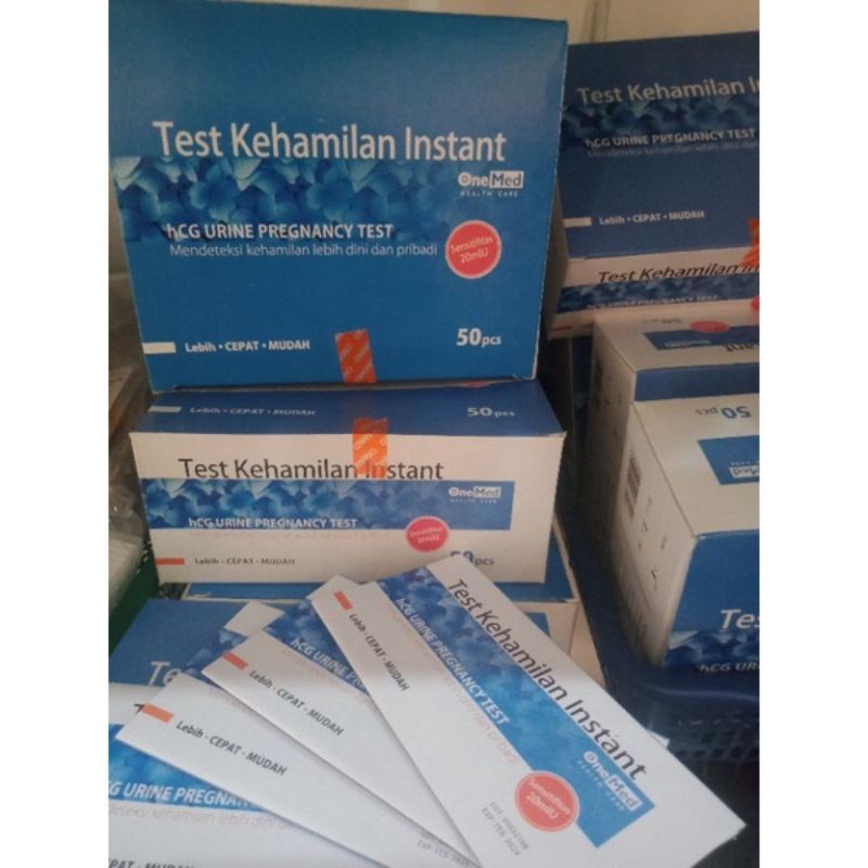 Jual Tes Kehamilan Positif Garis Dua / Test Pack Hamil Onemed / Tes ...