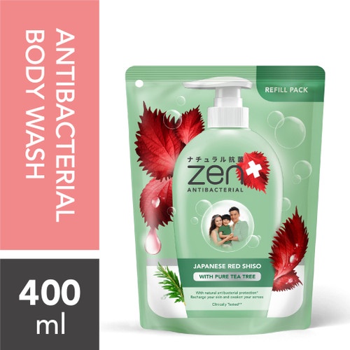 Jual Zen Antibacterial Body Wash Refill 900 ML 400 ML All Varian ...