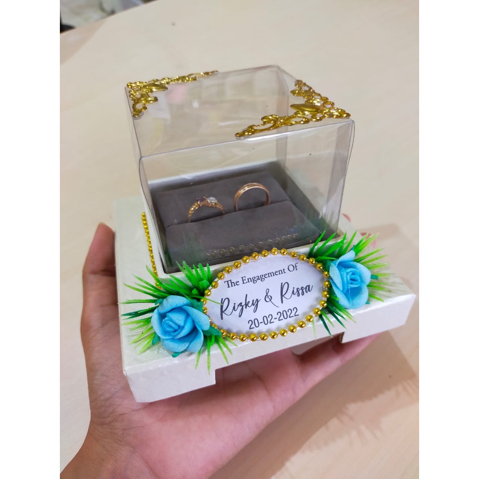 Jual Kotak cincin / ring box / kotak perhisan pernikahan / lamaran ...