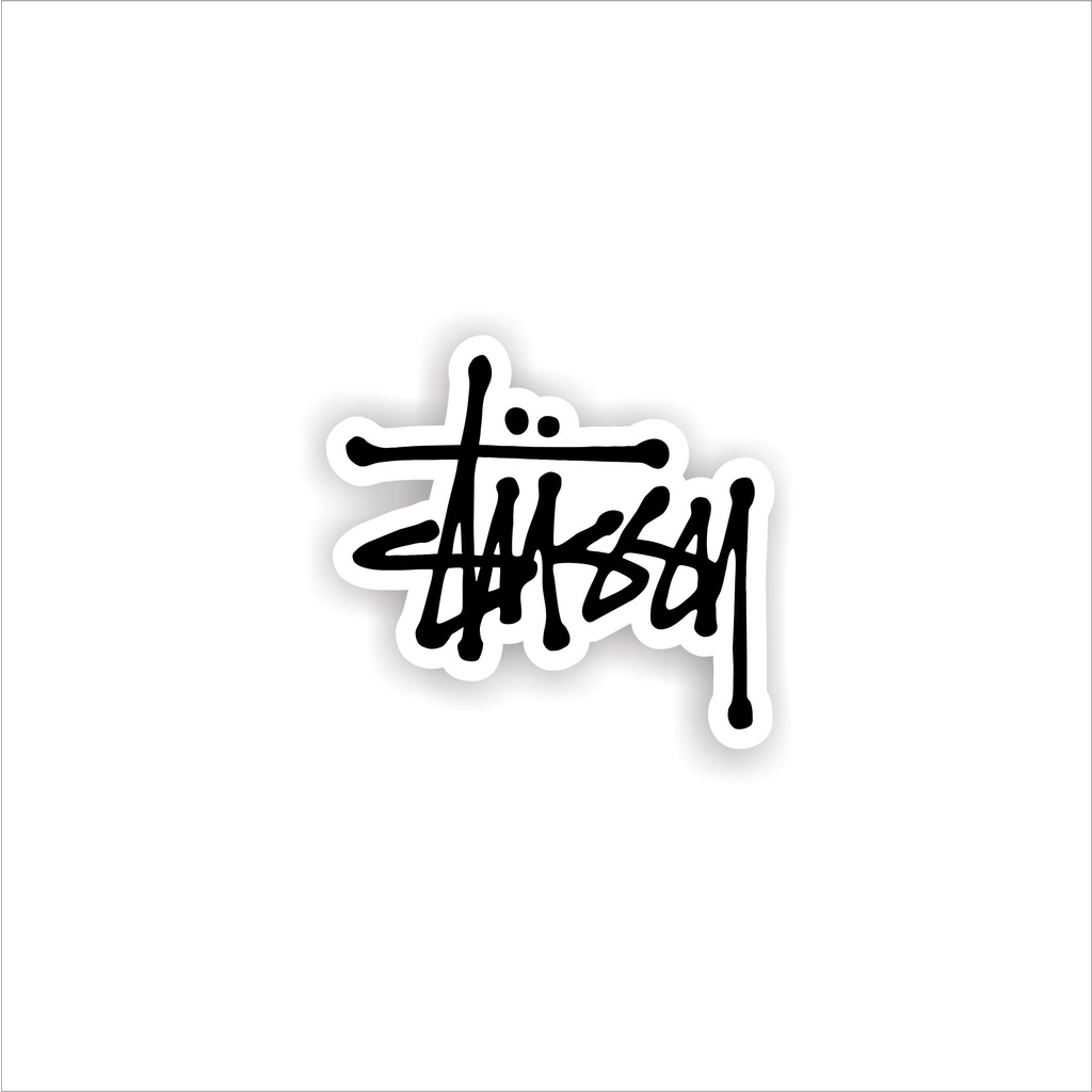 Jual STIKER STUSSY STICKER STUSSY STIKER BRAND STIKER KOPER LAPTOP ...