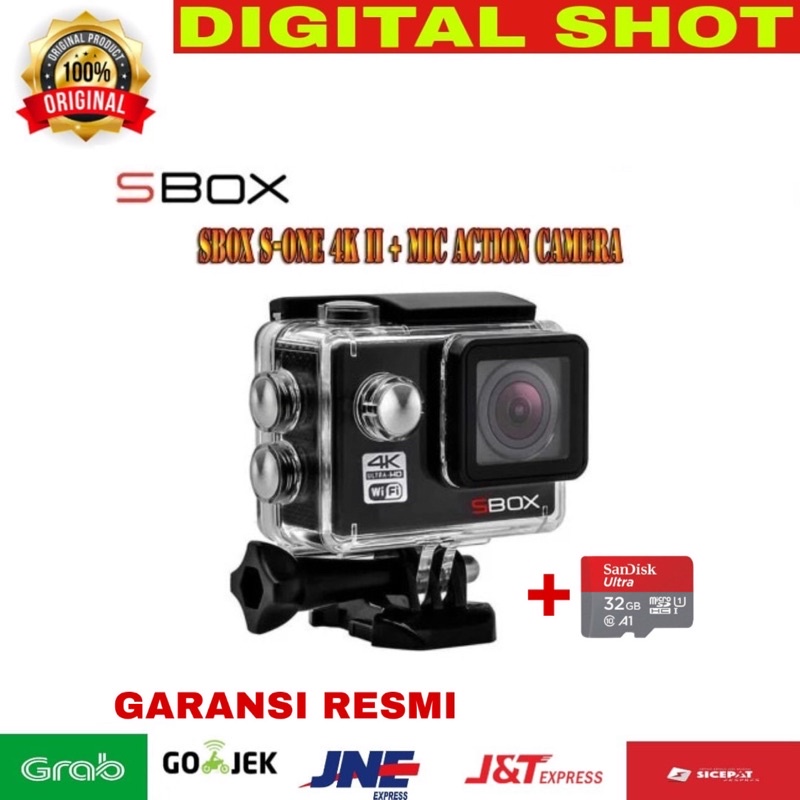 Jual ACTION CAM SBOX II 4K ULTRA HD -SBOK S1 4K MARK2 WITH MICROPHONE ...