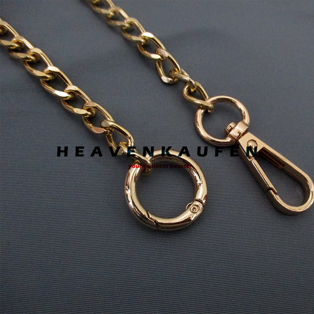 Jual Rantai Celana Rantai Dompet Warna Gold Muda Set Dengan Kait ...