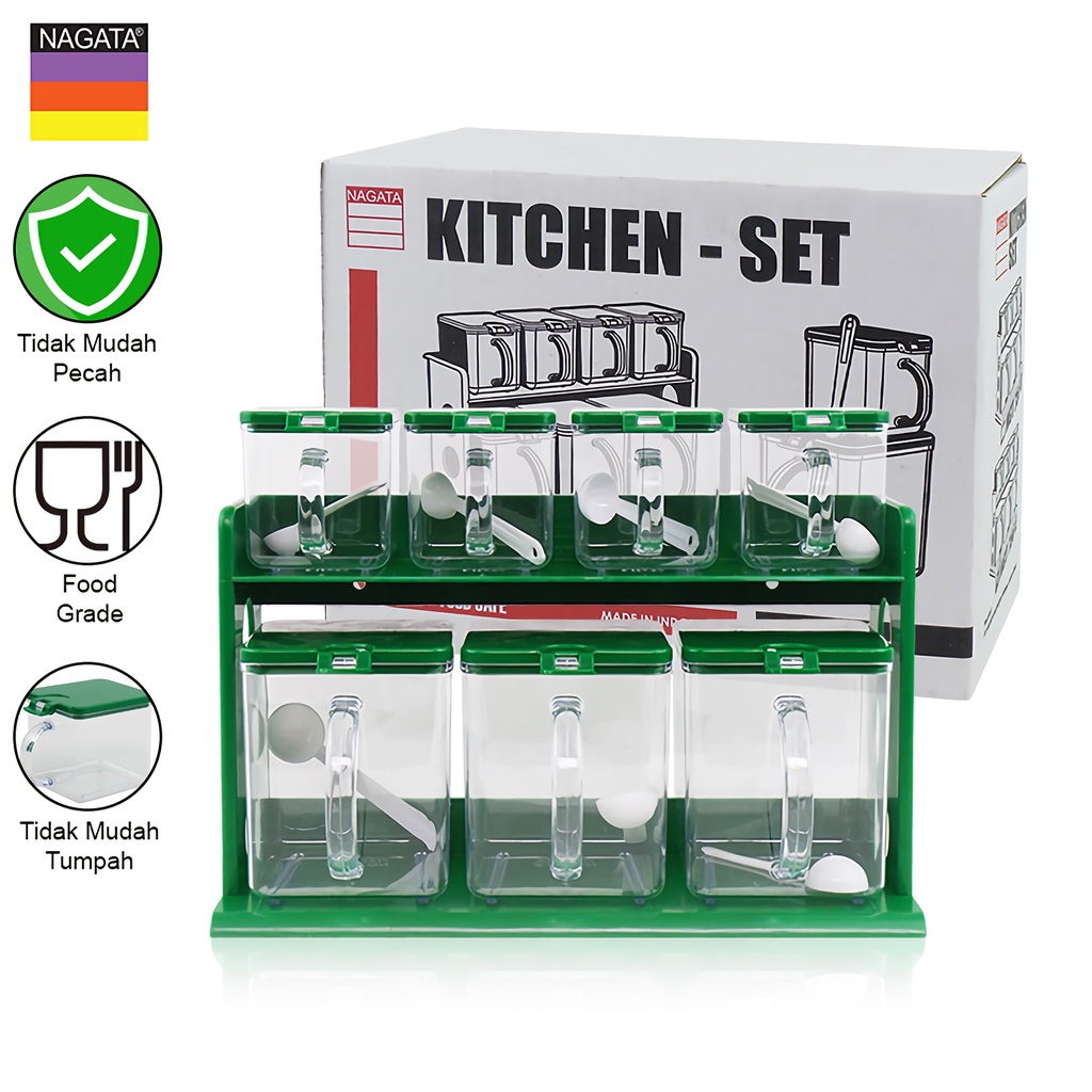 Jual RAK BUMBU DAPUR / NAGATA TEMPAT BUMBU DAPUR / KITCHEN SET NG756 ...