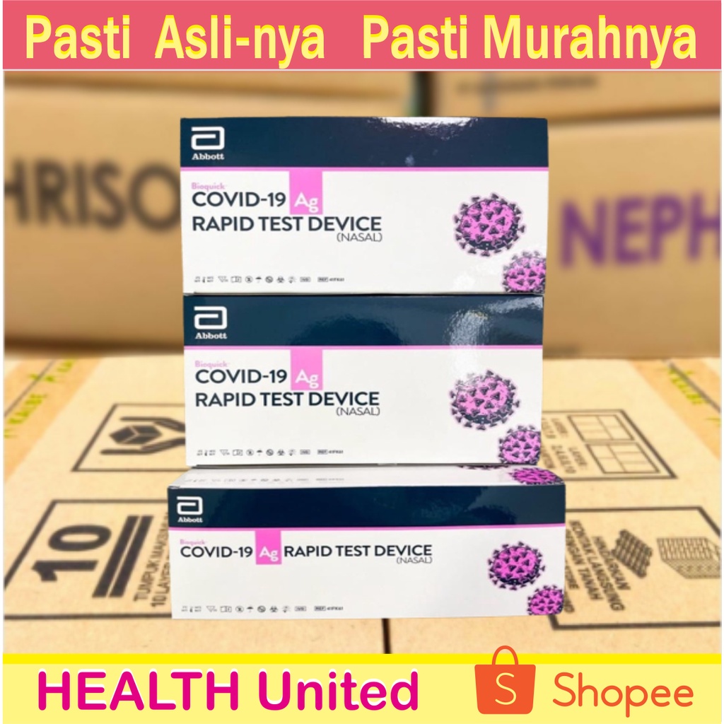 Jual Abbott Bioquick Nasal Antigen Swab Covid 19 Rapid Test Device ...