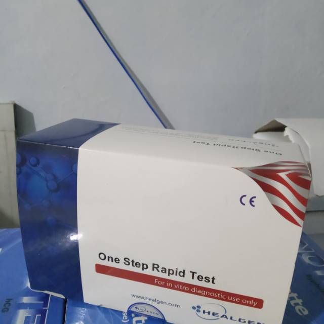 Jual HEALGEN HCG CASSETTE 25T | test pack | test pek | tes kehamilan ...