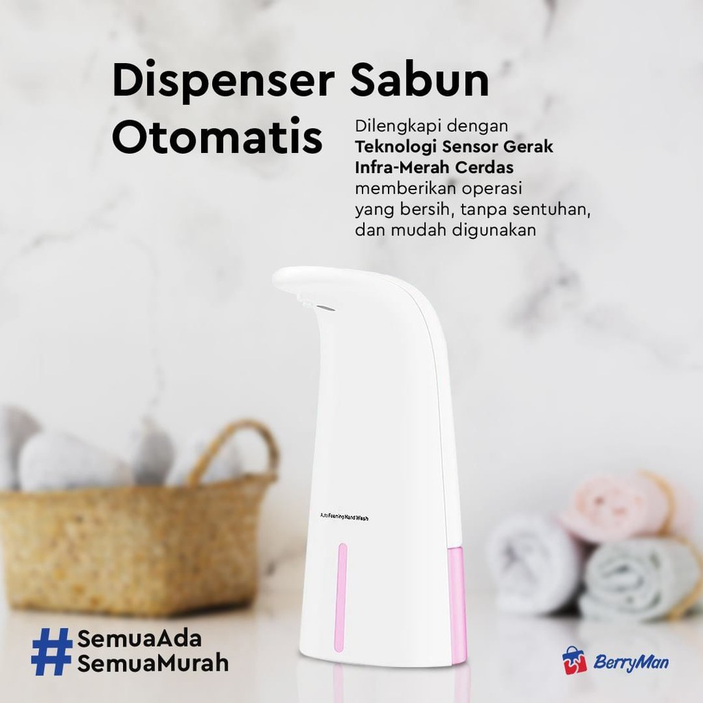 Jual Dispenser Sabun Otomatis FOAM Smart Sensor Automatic Soap Hand ...