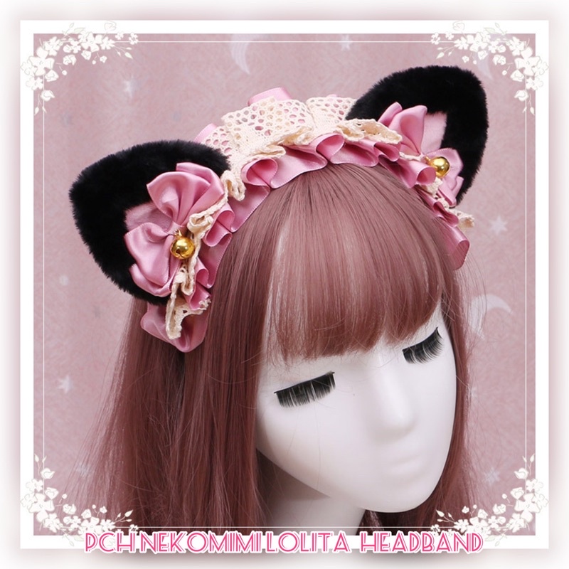 Jual BANDO KUCING COSPLAY NEKOMIMI LOLITA MAID CAT EAR / bando kucing ...