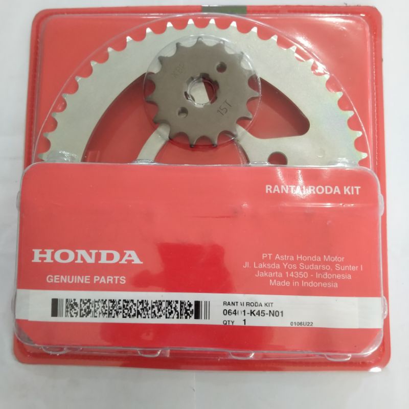 Jual Rantai roda kit / gearset cb150r LED original AHM | Shopee Indonesia