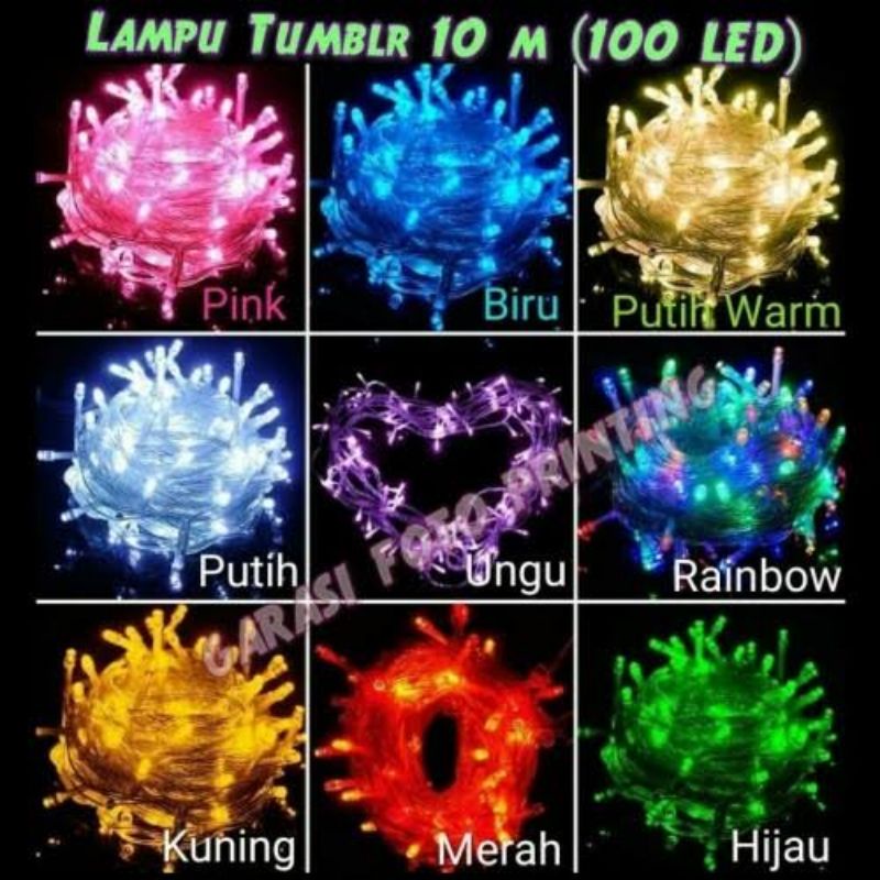 Jual LAMPU TUMBLR 10M | Shopee Indonesia