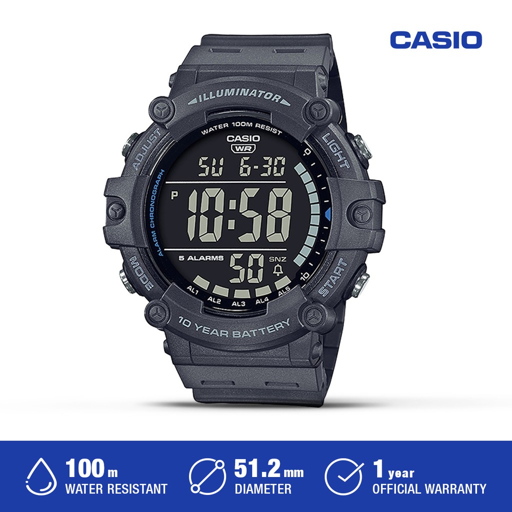 Jual Jam Tangan Pria Casio AE-1500WH-8BVDF Sport | Shopee Indonesia