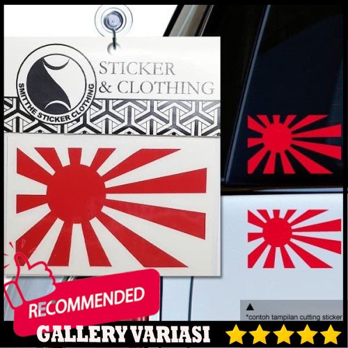 Jual Stiker Nippon Rising Sun Logo Japan JDM Cutting Sticker Mobil ...