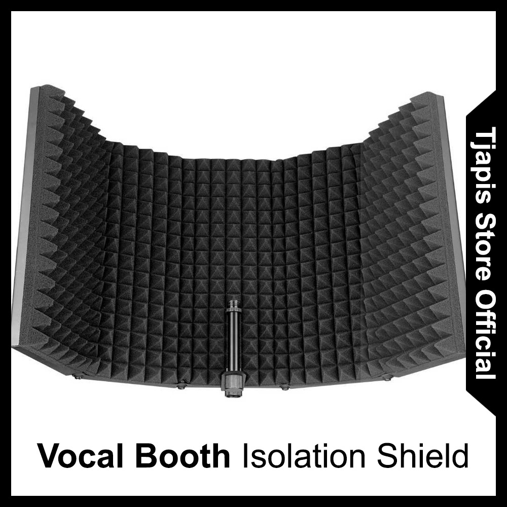 Jual VOCAL BOOTH ISOLATION SHIELD FILTER MICROPHONE PERLENGKAPAN STUDIO ...