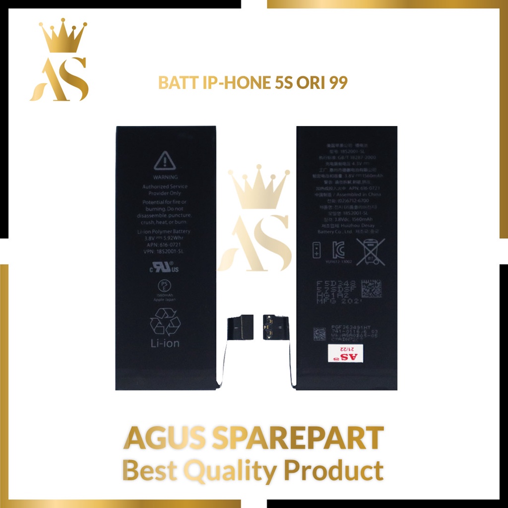 Jual BATERAI 5S ORI 99 / BATTERY / BATRE | Shopee Indonesia