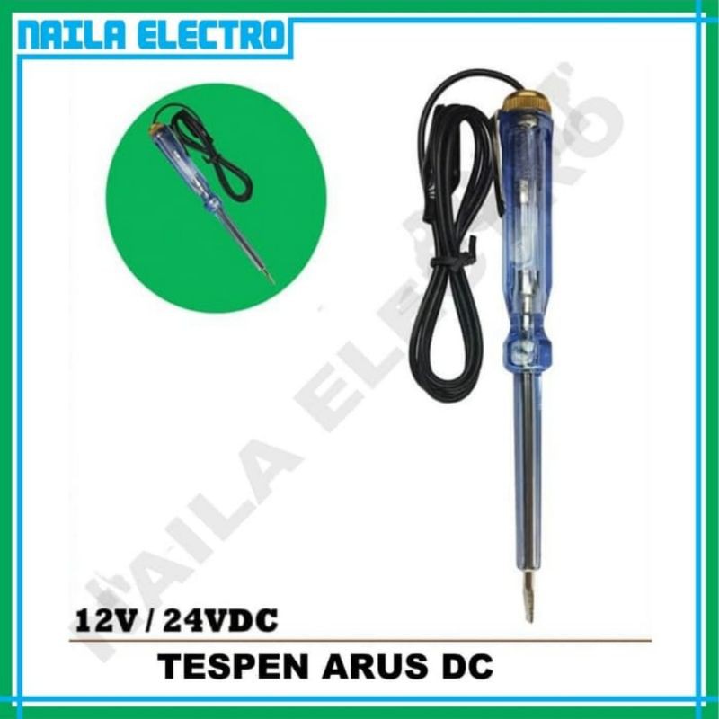 Jual Tespen DC / Voltage Tester DC / Obeng Mini | Shopee Indonesia