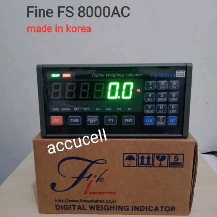 Jual Indikator Timbangan Fine FS 8000AC | Shopee Indonesia