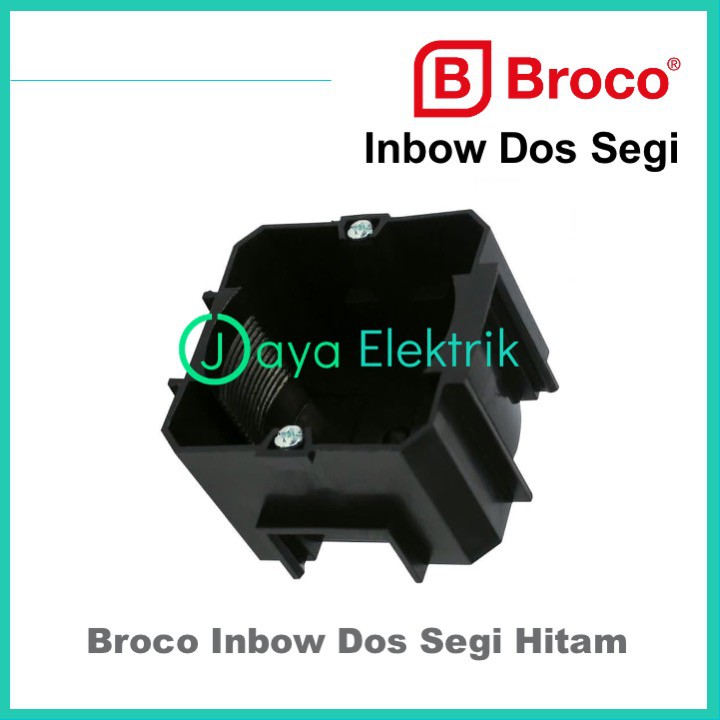 Jual Inbow Dos Broco Segi Hitam IB Dus Doos Tanam Dudukan Stop Kontak ...