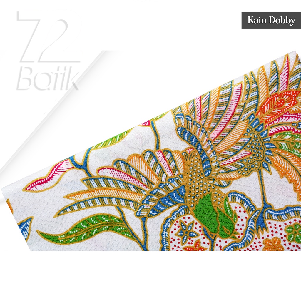 Jual KAIN BATIK PREMIUM Bahan Dobby Motif Burung Cendrawasih Warna ...