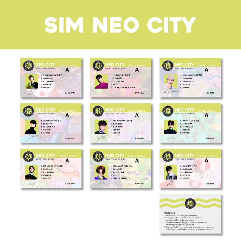 Jual SIM NCT NEO CITY PVC | Shopee Indonesia