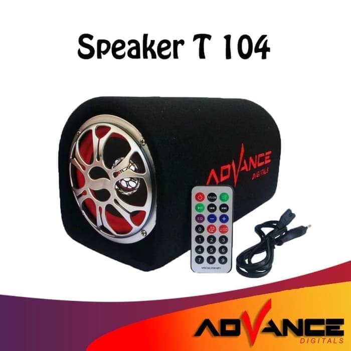 Jual ADVANCE T104 BT Speaker Portable Bluetooth Subwoofer 10 inch ...