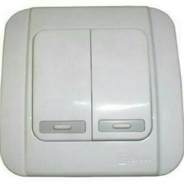 Jual BROCO SAKLAR IB DOUBLE SWITCH GALLEO | Shopee Indonesia