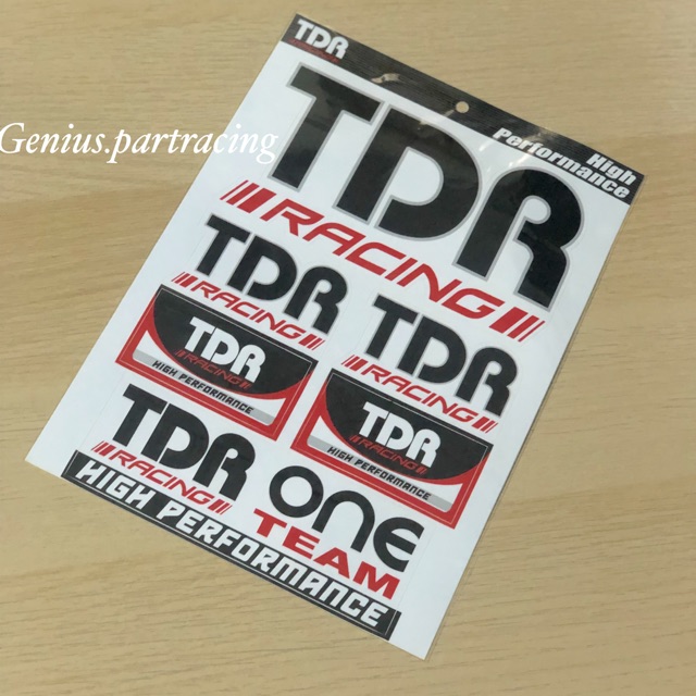 Jual STICKER - STIKER SET TDR RACING ORIGINAL | Shopee Indonesia
