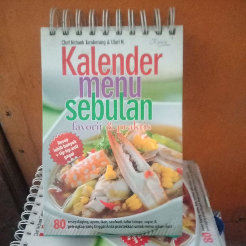 Jual buku masakan : Kalender Menu Sebulan favorite dan Praktis | Shopee ...