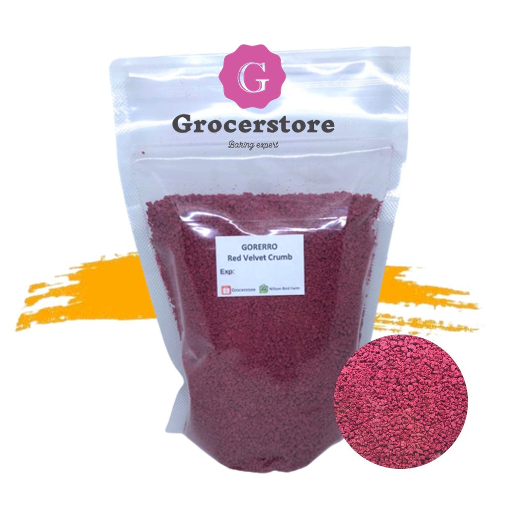 Jual Red Velvet Crumb Crumble Gorerro 500 gr | Shopee Indonesia