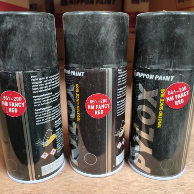 Jual CAT PYLOX PILOX SEMPROT MERAH HM FANCY RED 661-200 300CC NIPPON ...