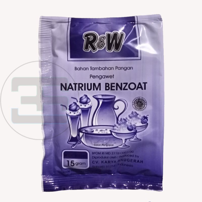 Jual Natrium Banzoat / pengawet makanan & minuman merk RW 15gr | Shopee ...