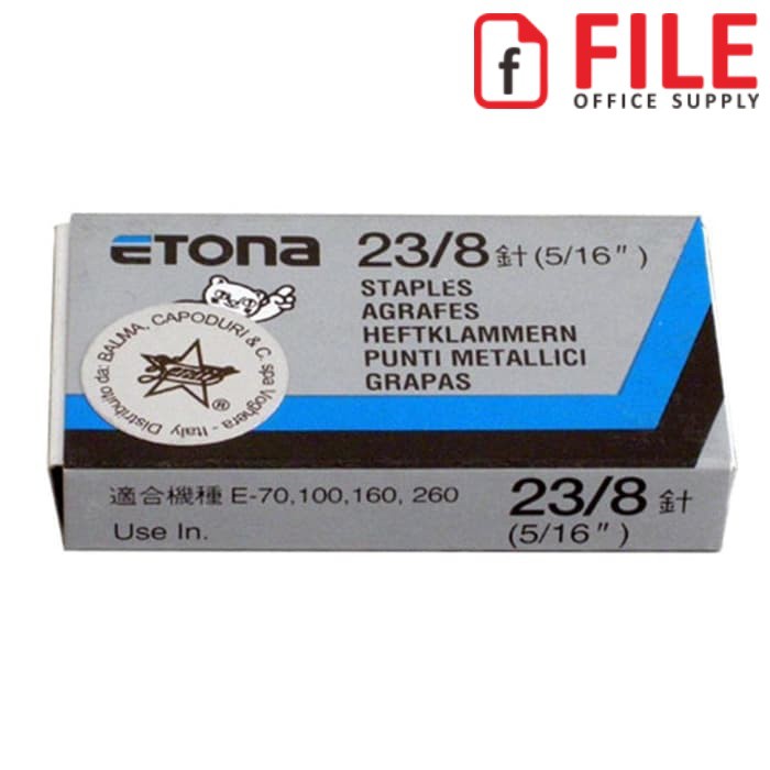 Jual Isi Staples Tembak / Refill Stapler Gun Tacker Etona 23/8 (5/16 ...