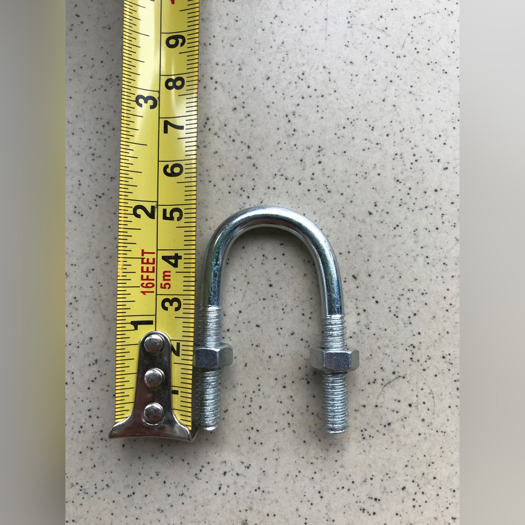 Jual Baut U Galvanis 1/4 x 1/2 - 1/4 x 3/4 - 1/4 x 1 Inchi Klem Pipa U ...