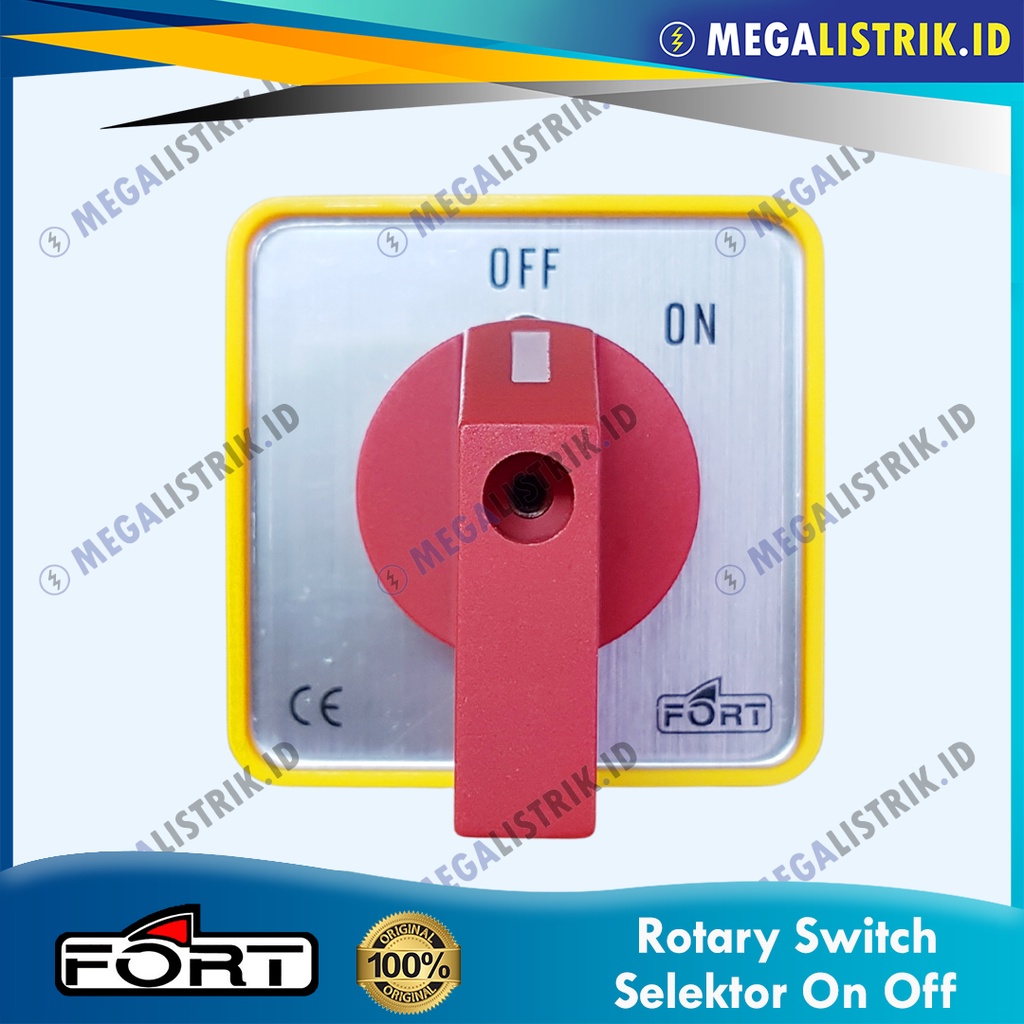 Jual FORT SELEKTOR ON OFF 3P 20A / SELECTOR ROTARY SWITCH COS SFT20-2-3 ...