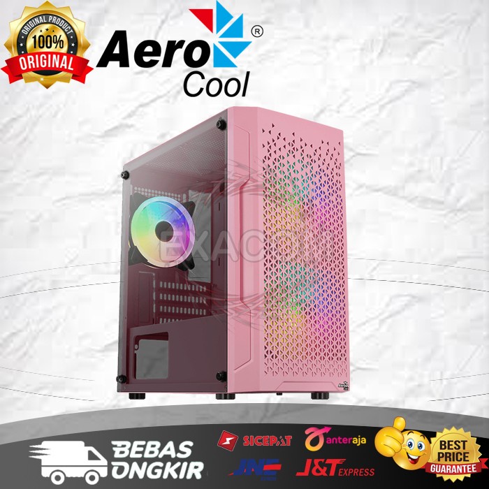 Jual Casing Aerocool Trinity Mini Pink Mini Tower PC Case | Shopee ...