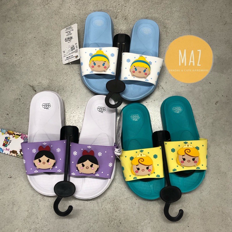 Jual Sandal Zandilac Slip On Anak Perempuan Cewek LED Menyala Disney ...