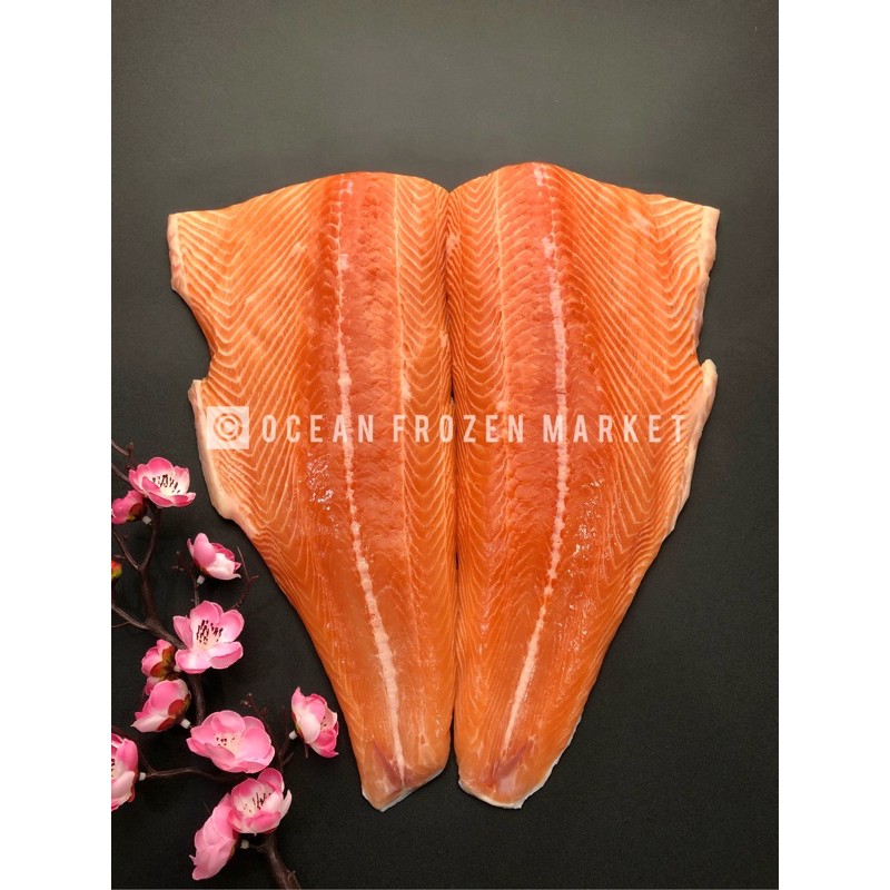 Jual Fresh Norwegian Salmon Fillet Sashimi Grade 1kg /pack | Shopee ...