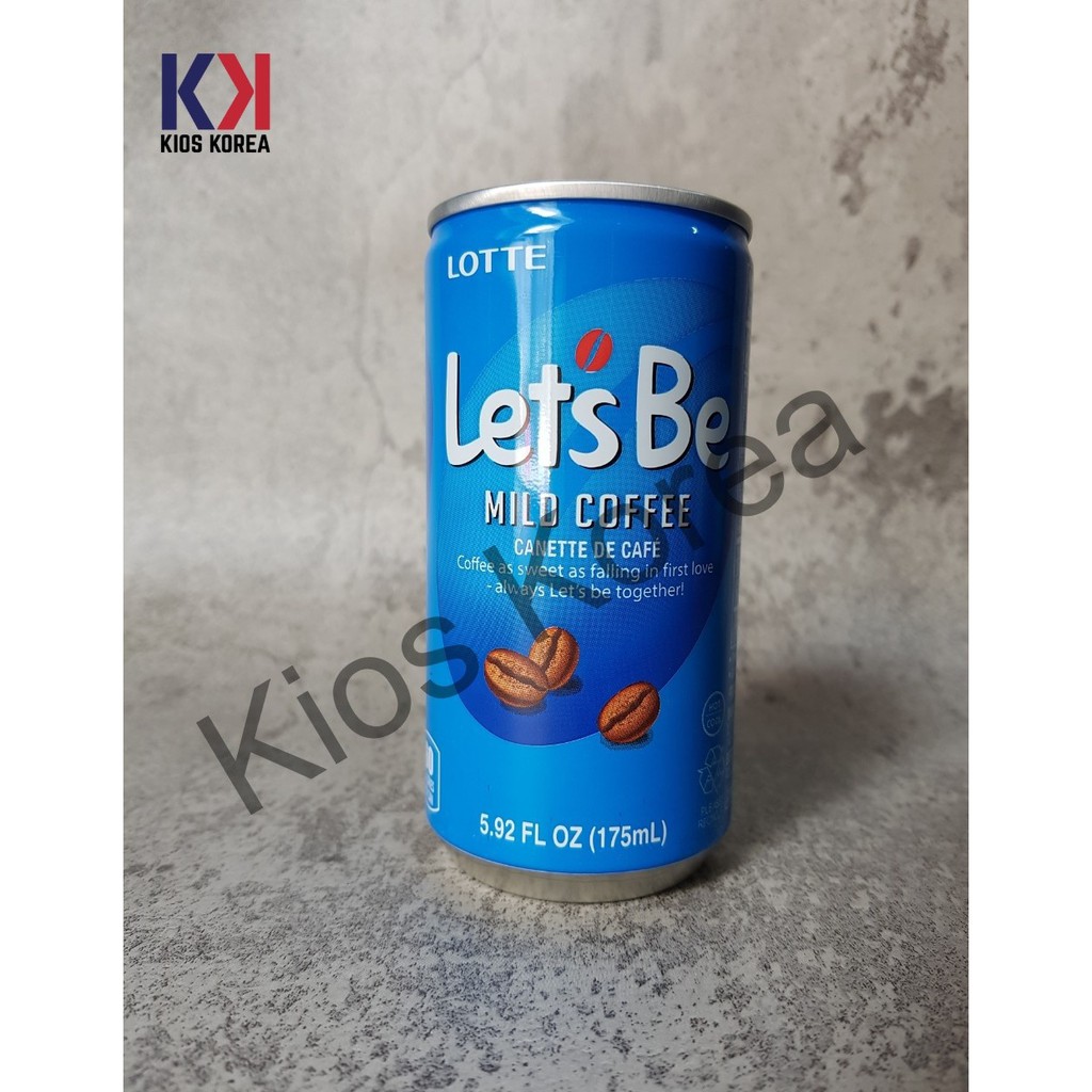 Jual Lotte Let's Be 175ml Korean Coffee Kopi Korea Minuman Korea [READY STOCK] | Shopee Indonesia