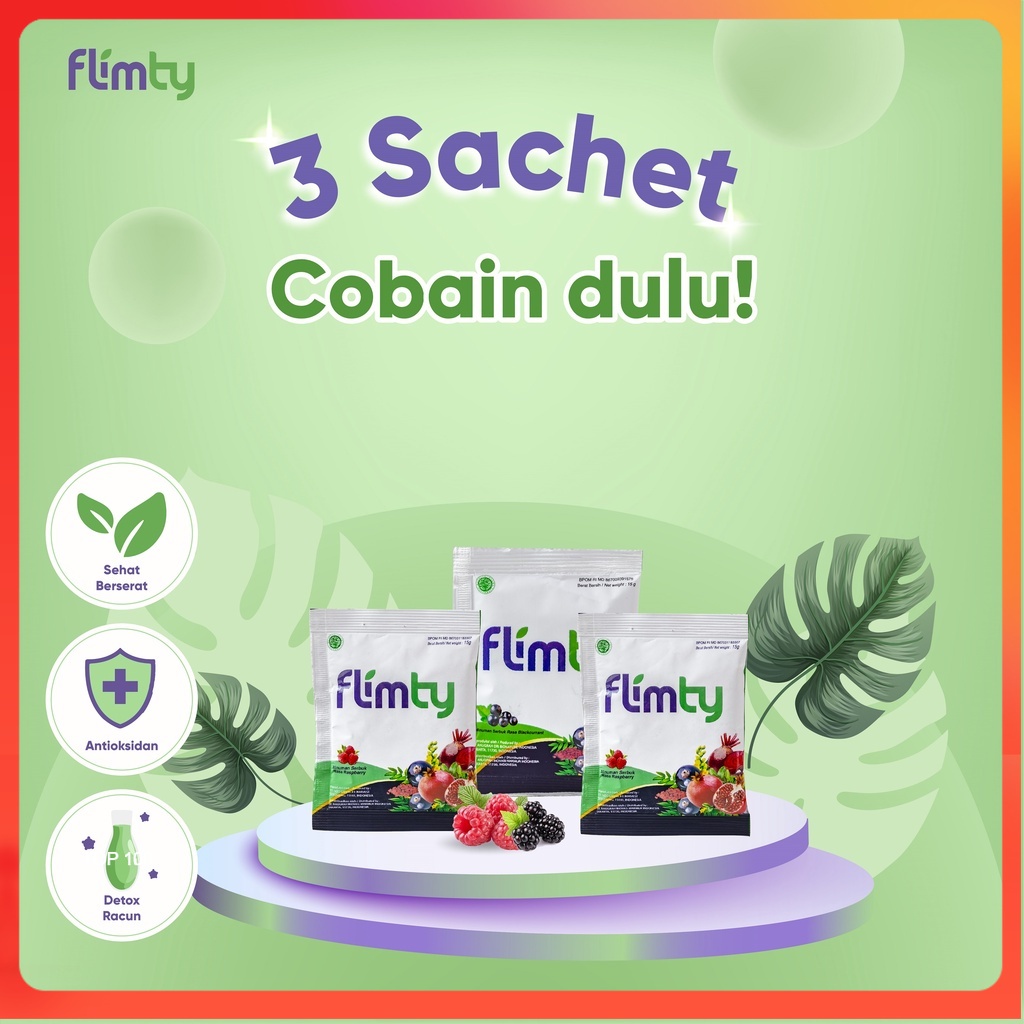 Jual Flimty Fiber (3 sachet) Cobain Dulu! Flymty Flimti Plimti Flymti ...