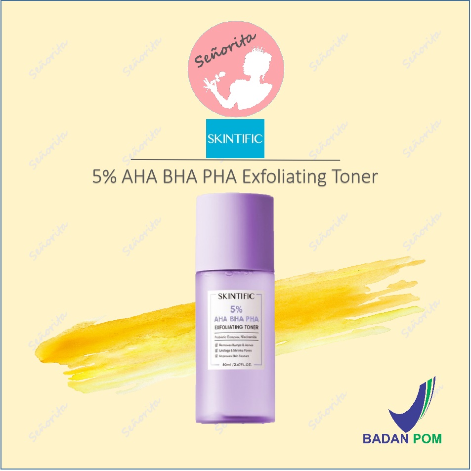 Jual SKINTIFIC 5% AHA BHA PHA Exfoliating Toner | Shopee Indonesia