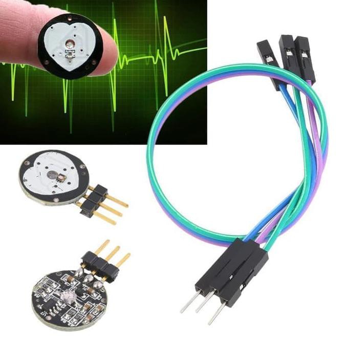 Jual hid_ Pulsesensor Pulse Heart Rate Sensor Detak Jantung Analog Arduino AK90 54 | Shopee ...