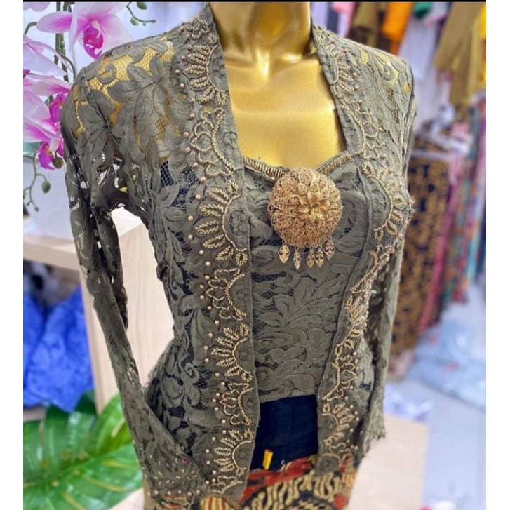 Jual Baju kebaya brokat bali jadi | Shopee Indonesia