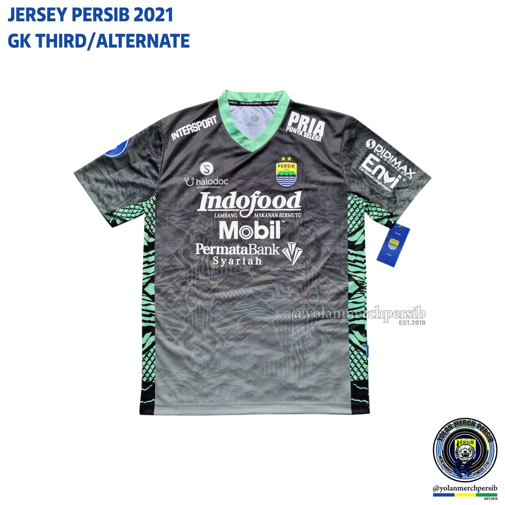 Jual Jersey Persib 2021/2022 Original Player Issue GK Third/Alternate ...
