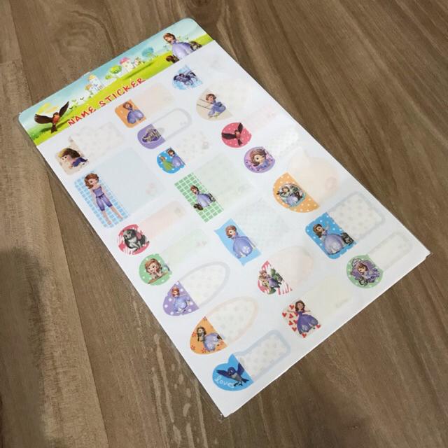 Jual READY Sticker nama label nama sticky notes import anti air ulang ...