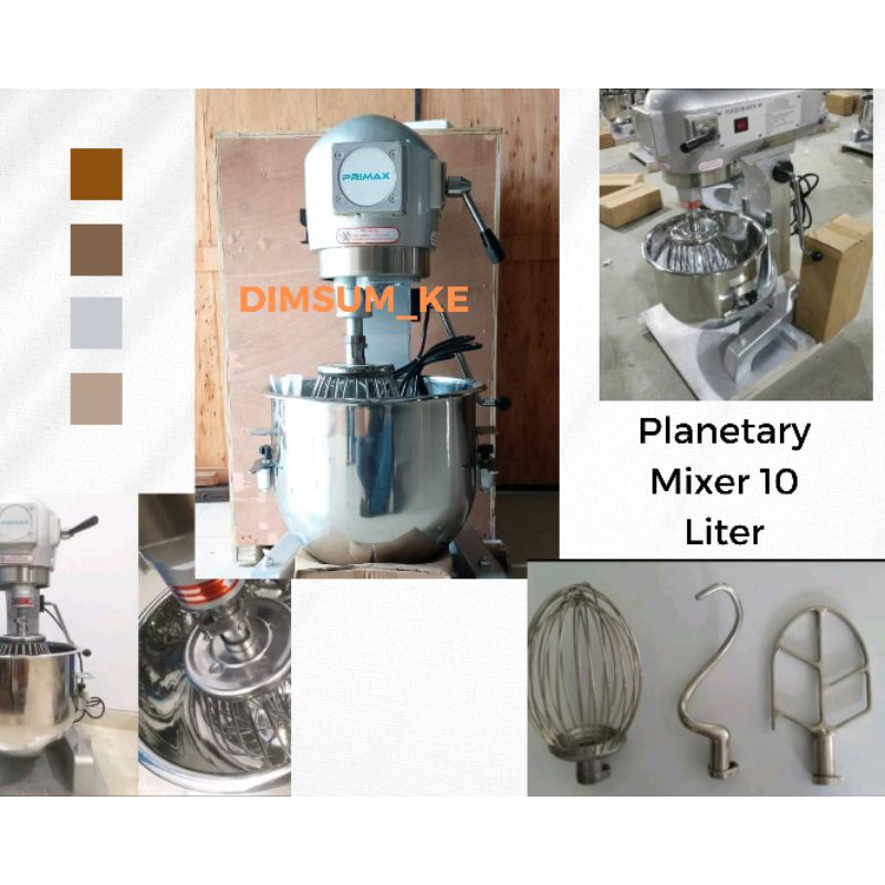 Jual Planetary Mixer adonan roti 10 Liter | Shopee Indonesia