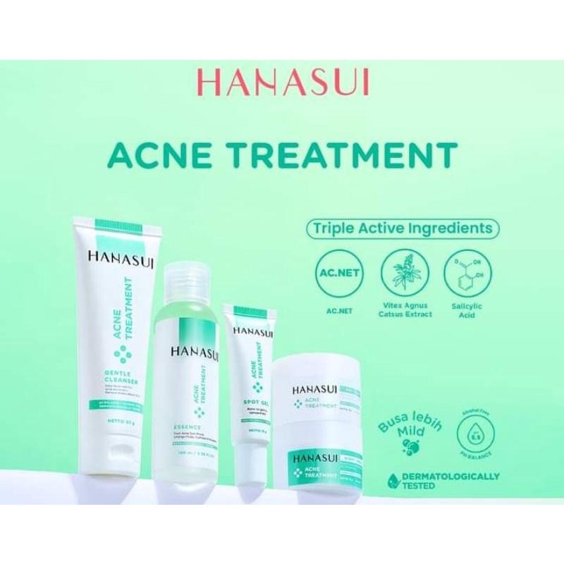 Jual PAKET ACNE SERIES HANASUI | Shopee Indonesia