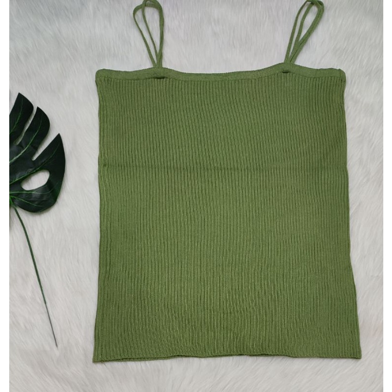 Jual (Real Pict) Tanktop Korea Bahan Stretch Fit M- L /Tank top Kemben ...