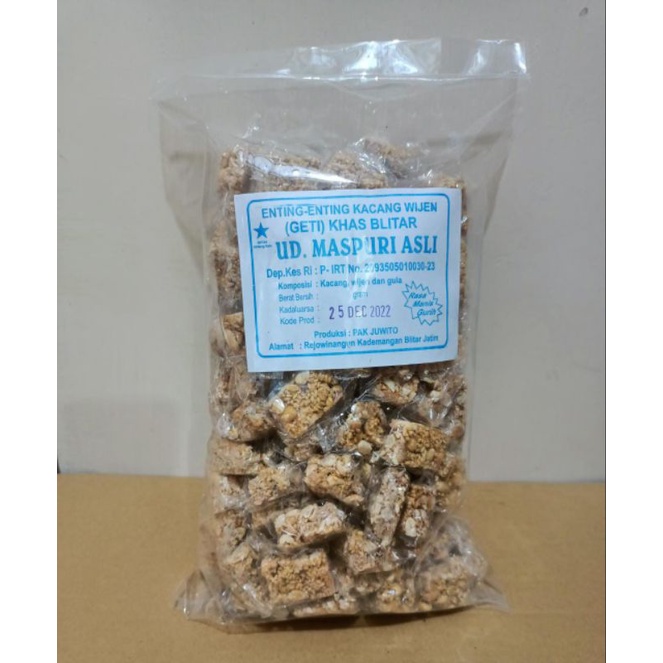 Jual Enting-enting kacang wijen 1 kg khas blitar (geti) | Shopee Indonesia