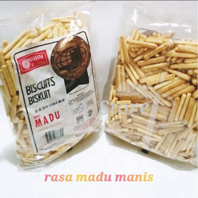 Jual NISSIN BISCUIT MADU 300g - biscuit rasa madu manis | Shopee Indonesia