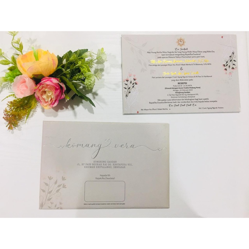 Jual Undangan Pernikahan Hard Cover Landscape | Shopee Indonesia