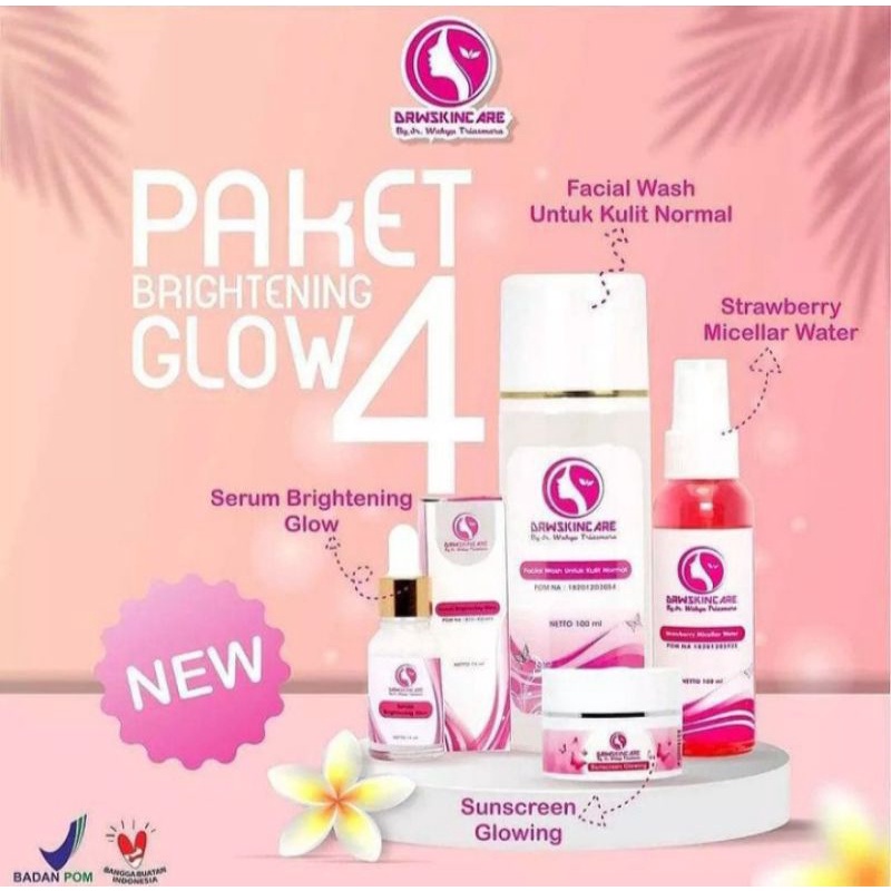 Jual Paket brightening glow by drw | Shopee Indonesia